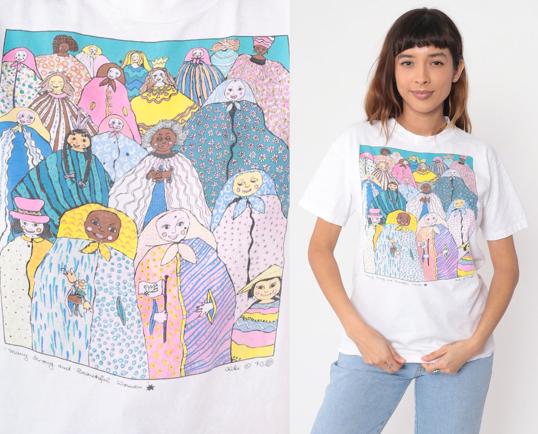 Kiki Suarez T-shirt 90s Many Strong and Beautiful Women Shirt Feminist ...
