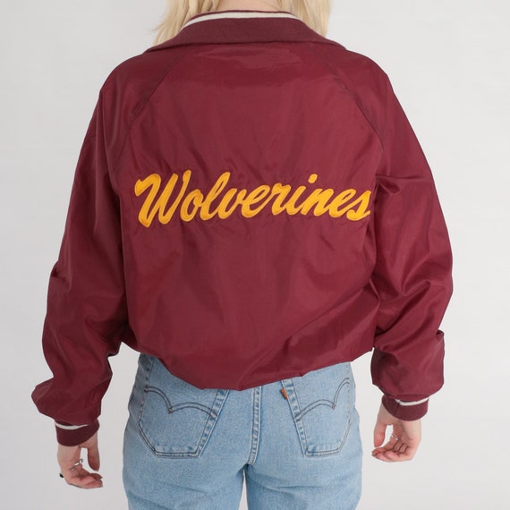 Basketball Varsity Jacket 80s Tolleson Arizona Wolver… - Gem