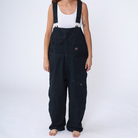 Walls Insulated Overalls Y2k Black Coveralls Workwear… - Gem
