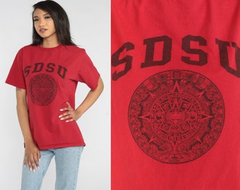 San Diego State Aztecs Shirt - Etsy