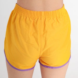 80s Gym Shorts Yellow Dolphin Shorts Leyva Purple Ringer Shorts Jogging ...