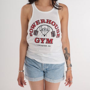 Powerhouse Gym Tank Top 90s Weightlifting Shirt Lancaster California ...