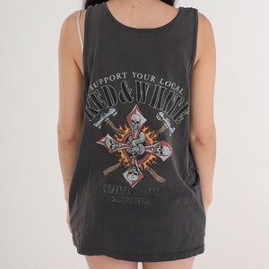 Hells Angels Shirt 90s Orange County Biker Tank Top Support Your Local ...