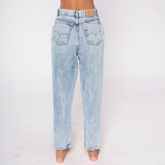 Acid Wash Jeans 90s Levi's 573 Jeans High Waisted Ris… - Gem