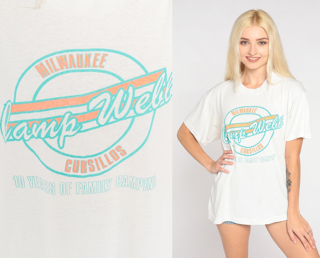 Camp Webb Shirt 90s Bible Camp T-shirt Milwaukee Wisconsin Cursillos ...
