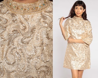 Brocade Party Dress | Etsy