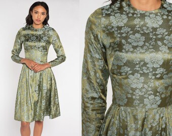 Brocade Party Dress - Etsy
