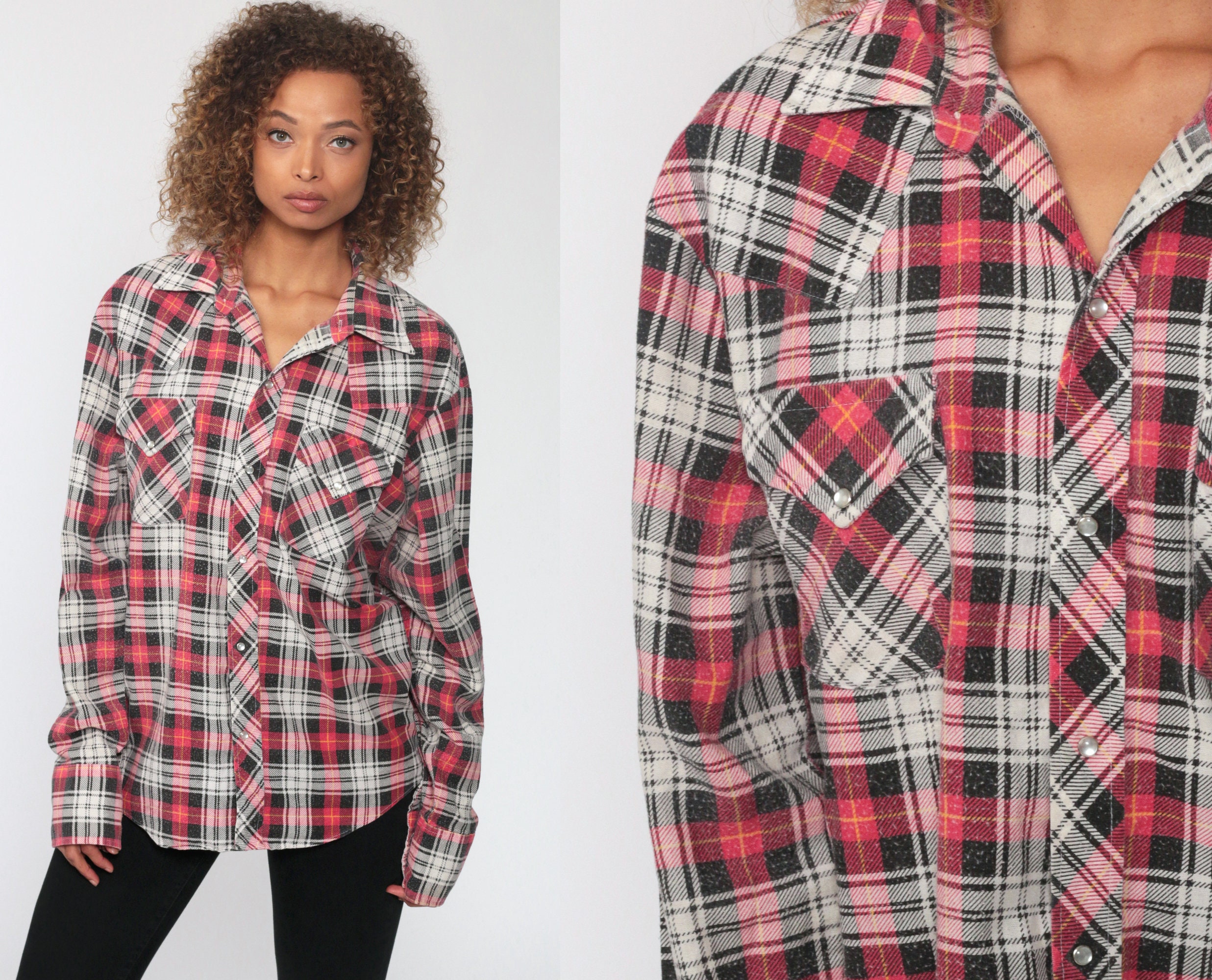 Western Plaid Shirts For Women