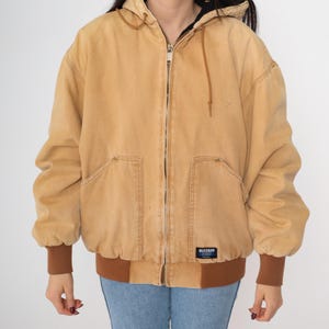 Walls Blizzard Pruf Jacket Y2K Hooded Work Wear Jacket Hoodie Jacket ...
