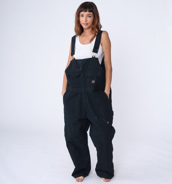 Walls Insulated Overalls Y2k Black Coveralls Workwear… - Gem