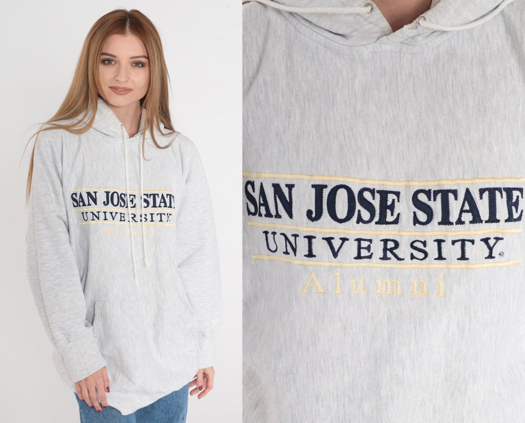 SJSU Alumni Hoodie 90s San Jose State University Hooded College ...