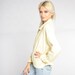 Yellow Windbreaker 80s Zip up Jacket Retro Pastel Plain Simple Basic ...