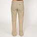 70s Flared Trousers Tan Exposed Button Fly Bell Bottom Pants Mid Rise ...