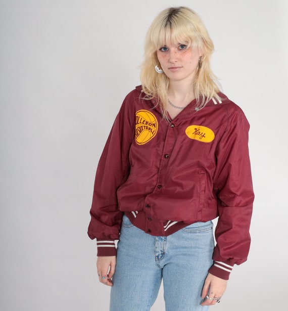 Basketball Varsity Jacket 80s Tolleson Arizona Wolver… - Gem