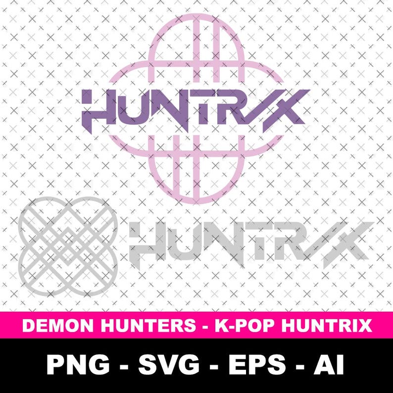 Kpop Huntrix Logo Demon Hunters Cosplay - Digital Png-svg-eps-ai - Etsy