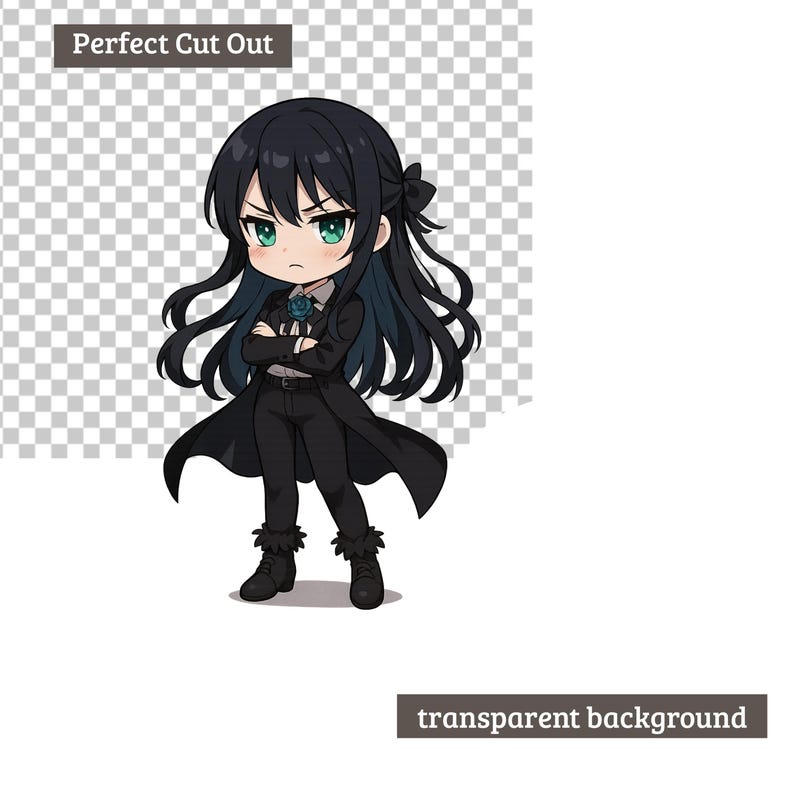 Ado Chibi Clipart 10 | Chibi Anime Characters PNG | Digital Download ...