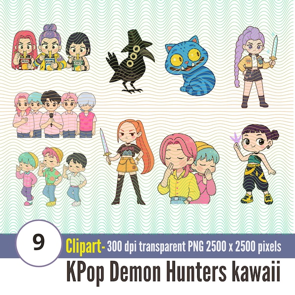 Kpop Demon Hunter Party Pack - Etsy