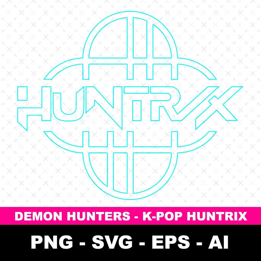Kpop Huntrix Logo Demon Hunters Cosplay - Digital Png-svg-eps-ai - Etsy
