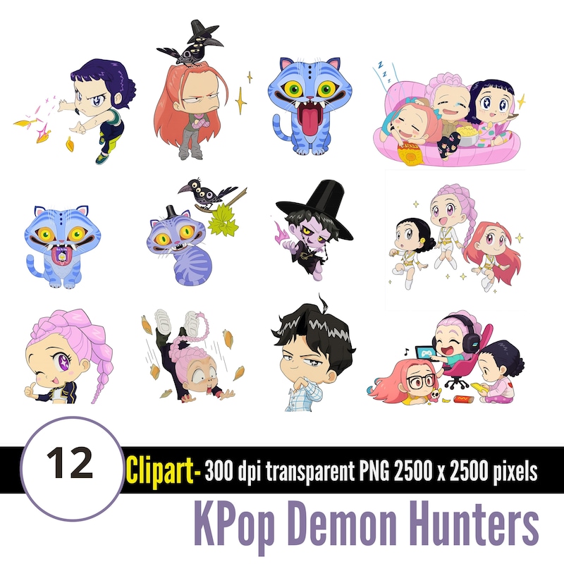 Kpop Demon Hunters Emojis - Etsy