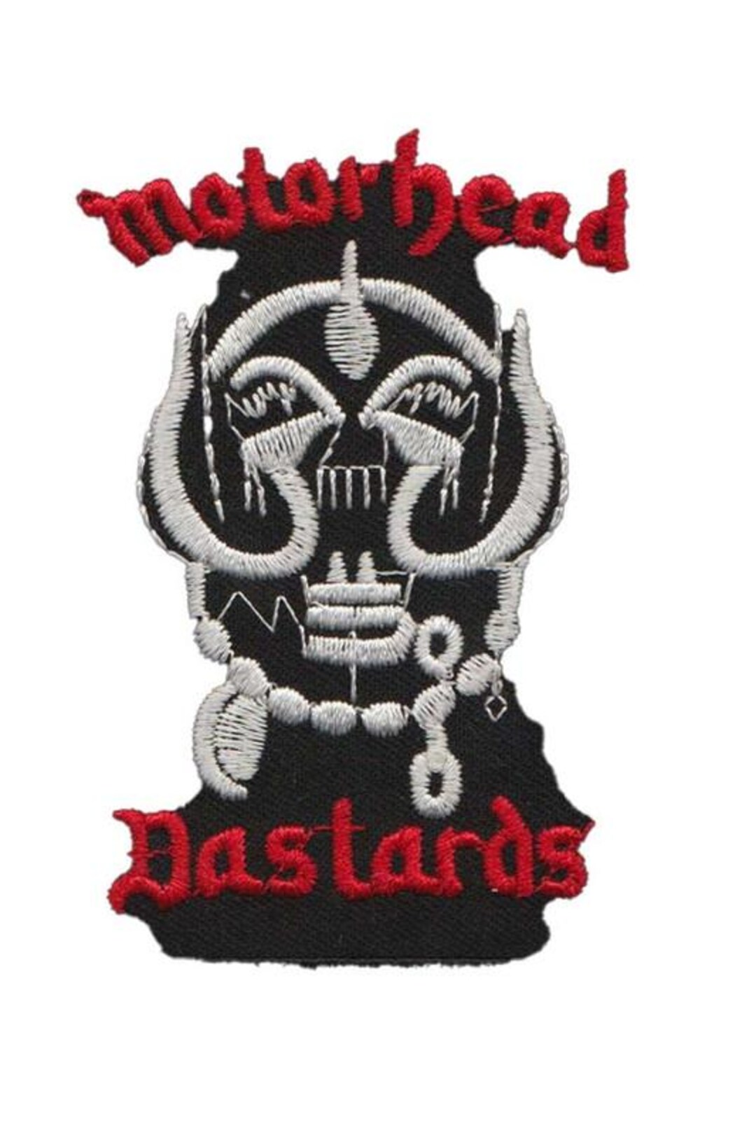 Motoerhead Bastards Small Embroidered Patch Badge Applique Iron on ...