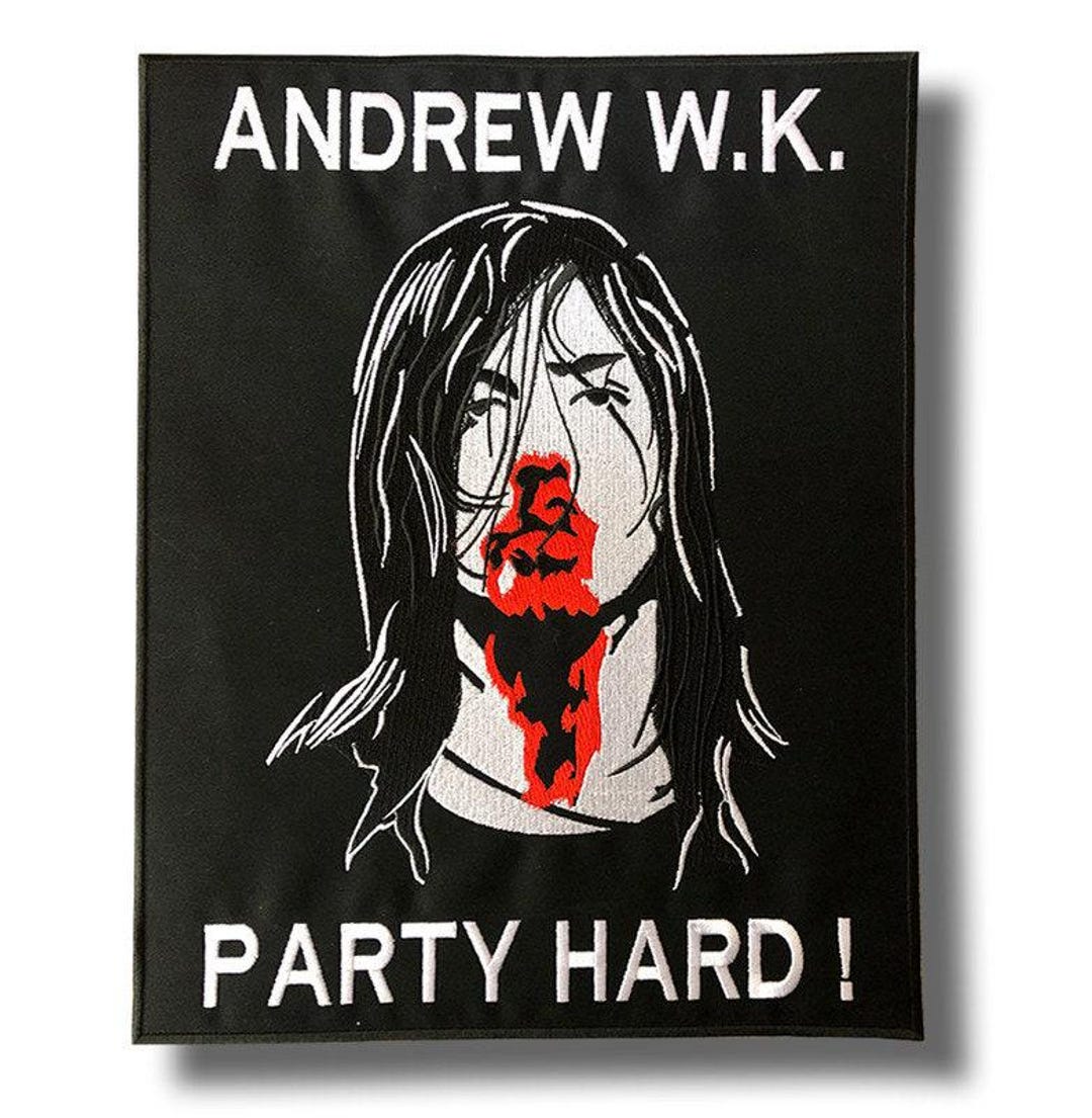 Andrew Wk Patch Badge Applique Embroidered Iron on 7538aa - Etsy