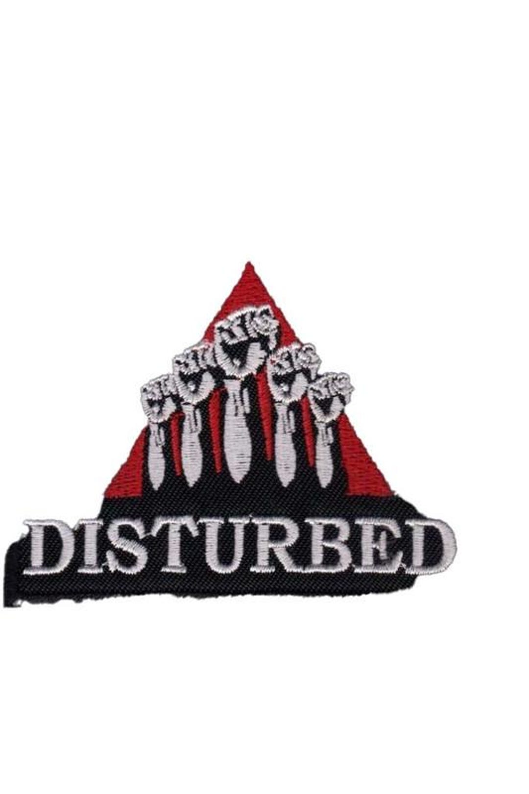 Disturbed Us Metal Band Fist Embroidered Patch Badge Applique Iron on ...