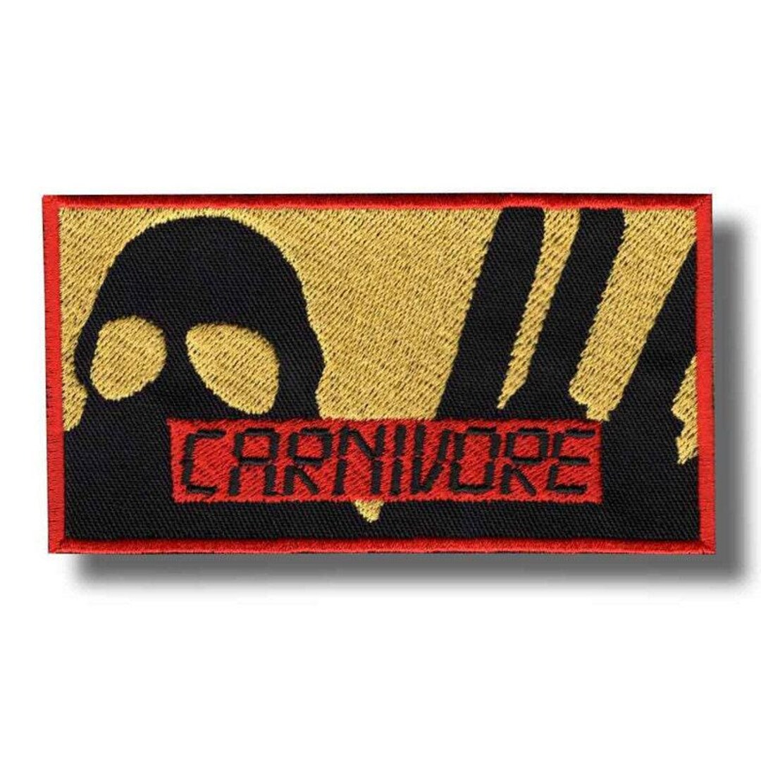 Carnivore Patch Badge Applique Embroidered Iron on 5ceb59 - Etsy