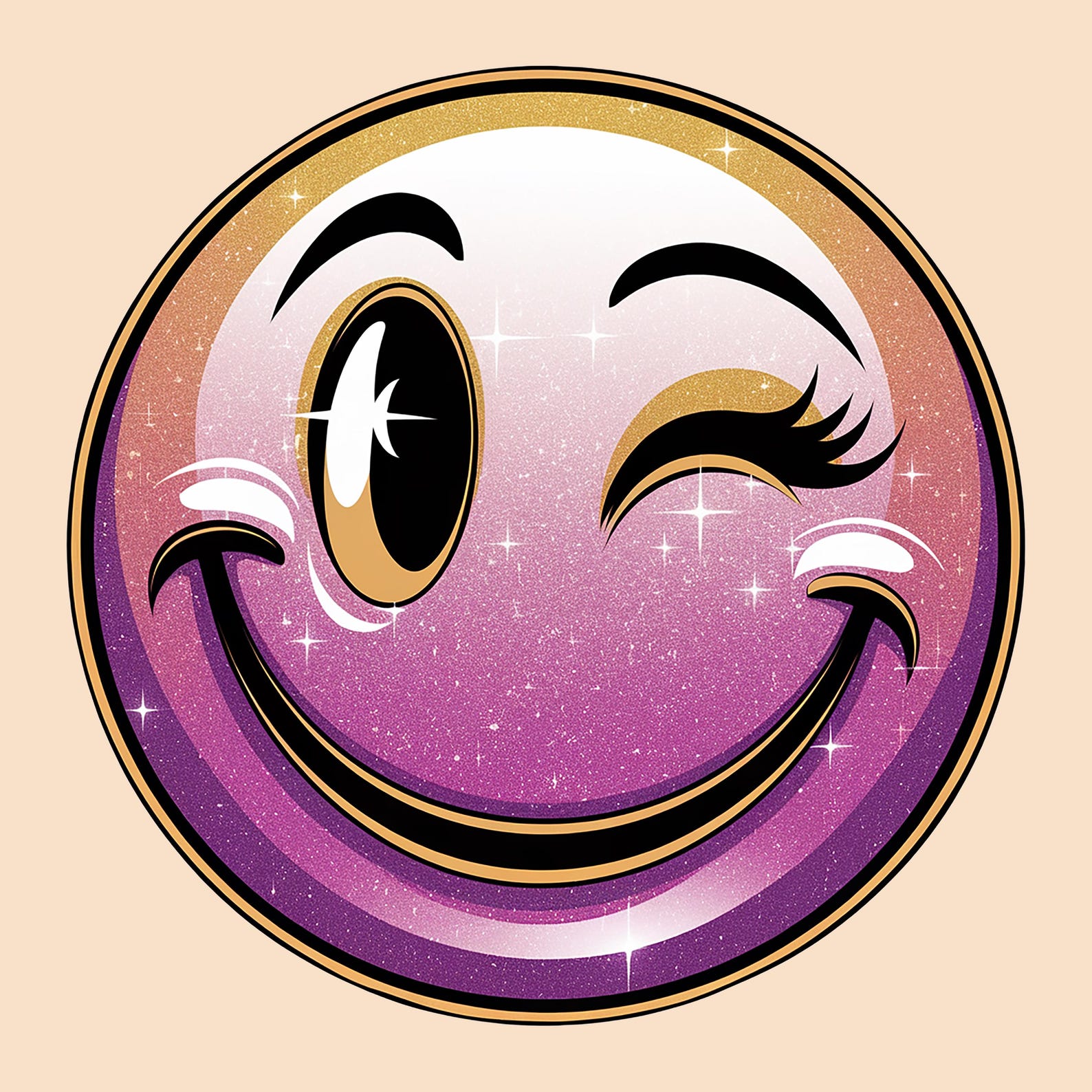 Retro Smiley Face PNG, Groovy 70s Happy Face Design, Hippie Aesthetic ...