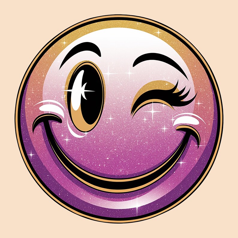 Retro Smiley Face PNG, Groovy 70s Happy Face Design, Hippie Aesthetic ...