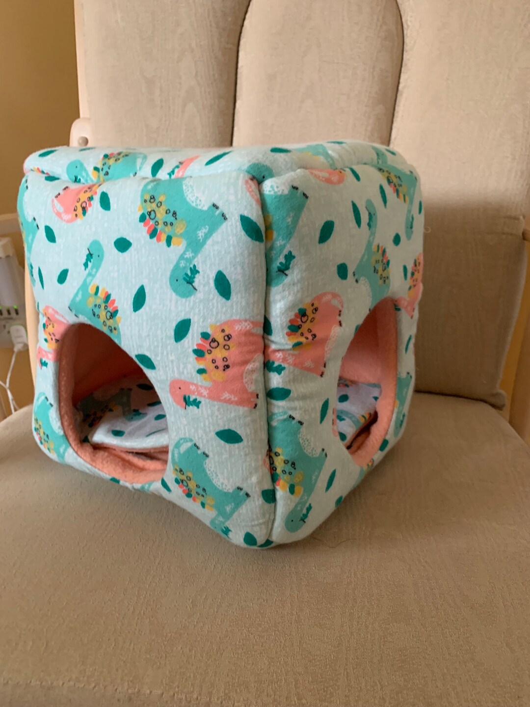 Cuddle Cube 10 Inches Flannel and Fleece for Guinea Pigs and Small ...