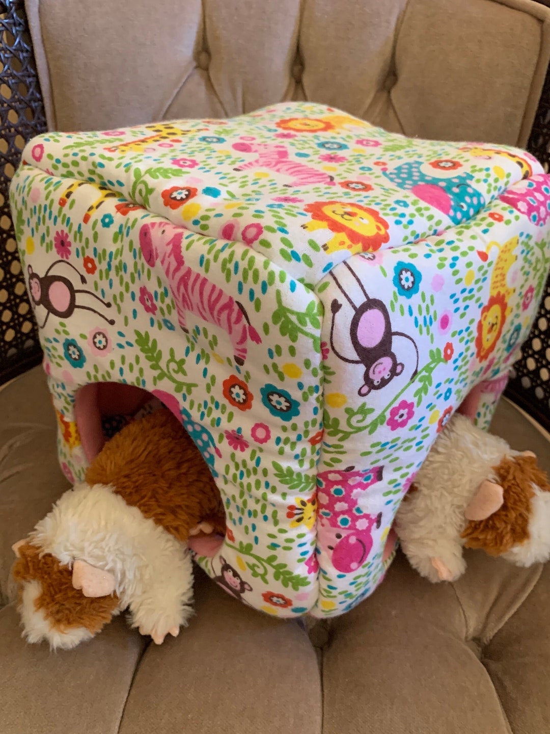 Cuddle Cube 10 Inches Flannel and Fleece for Guinea Pigs and Small ...
