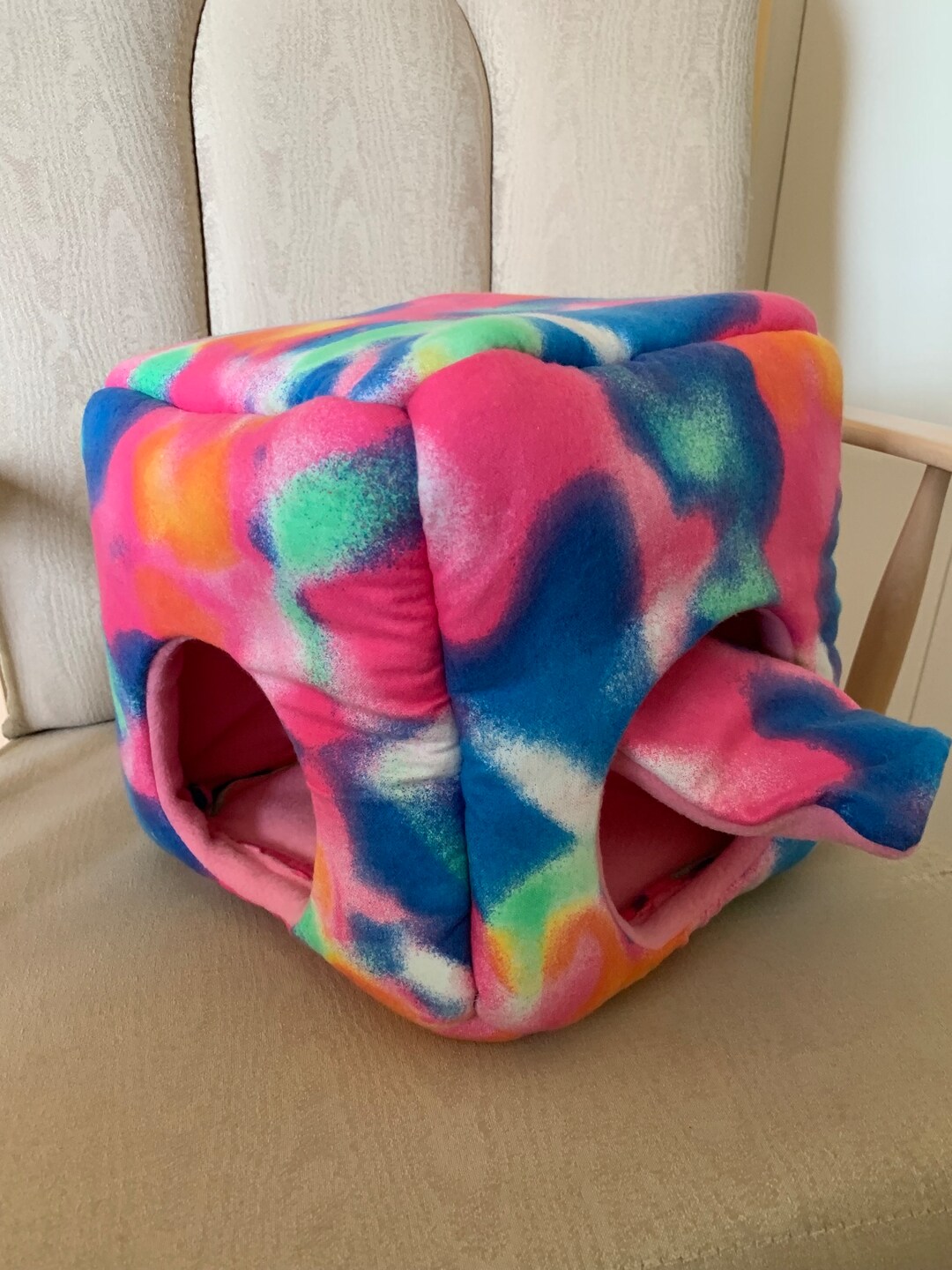 Cuddle Cube 10 Inches Flannel and Fleece for Guinea Pigs and - Etsy