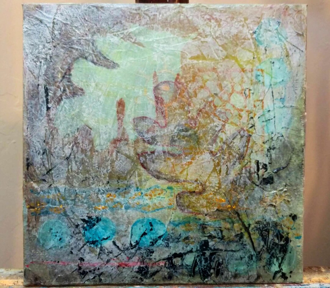 Sundial - Original Painting - Etsy