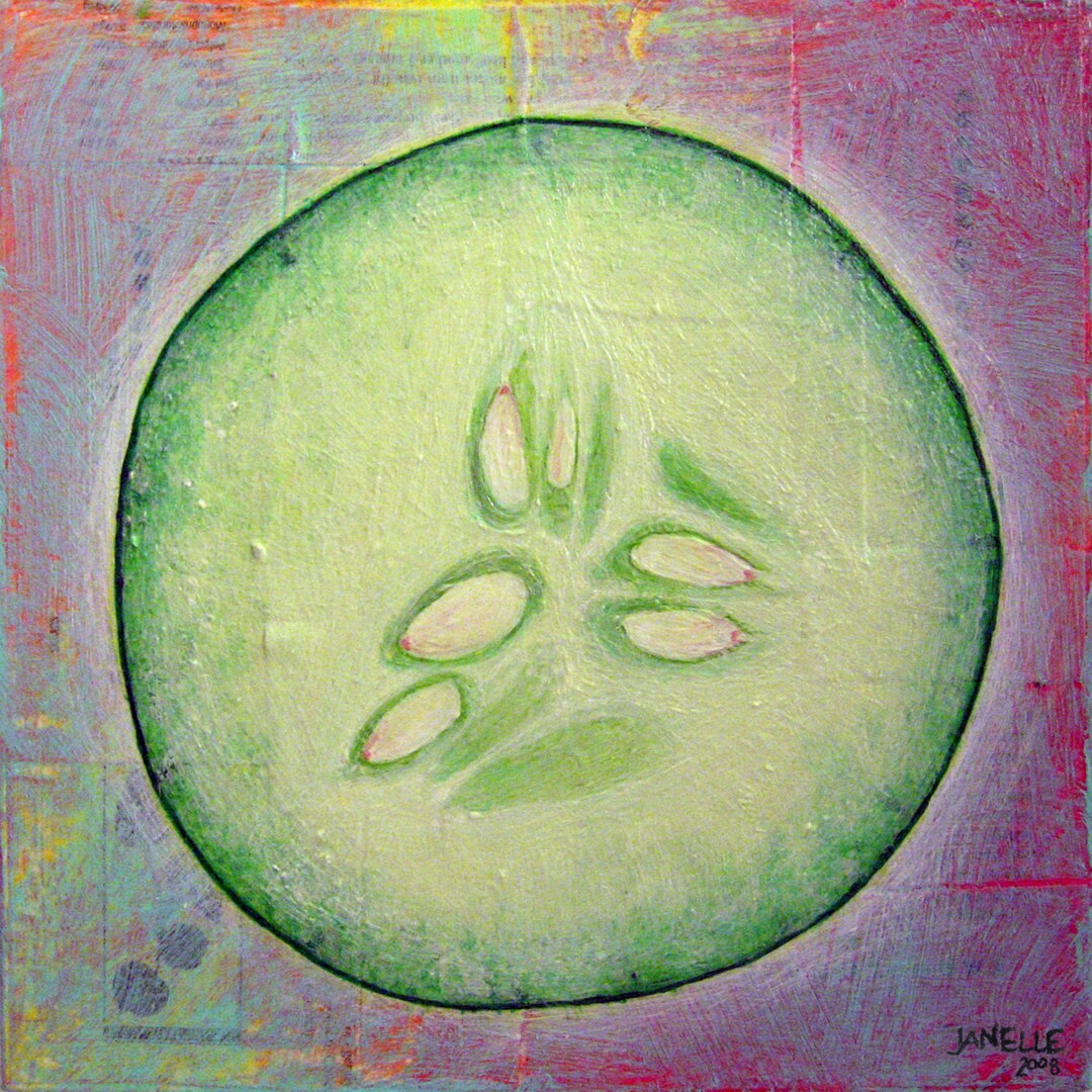 Original Painting Cucumber - Etsy