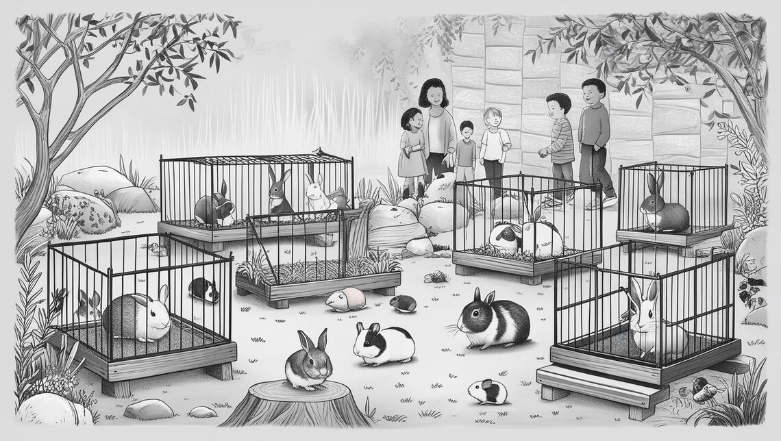 Coloring Animals in the Zoo, Zoo Animal Coloring Page, Zoo Coloring ...