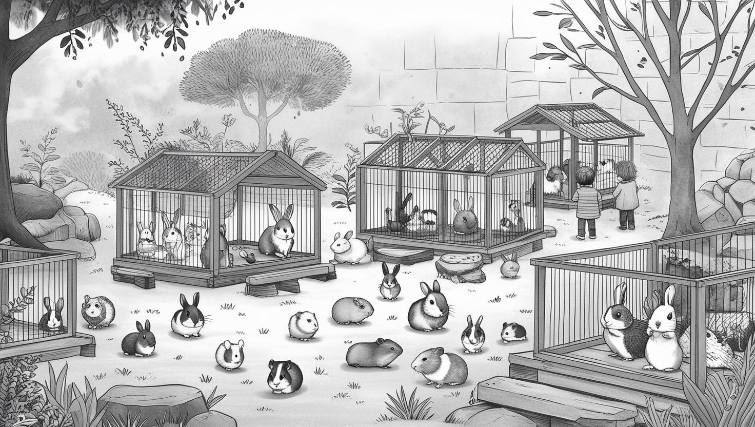 Coloring Animals in the Zoo, Zoo Animal Coloring Page, Zoo Coloring ...