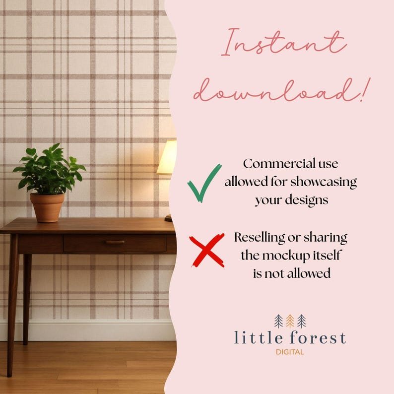 Nordic Country Kitchen Wallpaper Mockup PSD, Cozy Neutral Kitchen ...