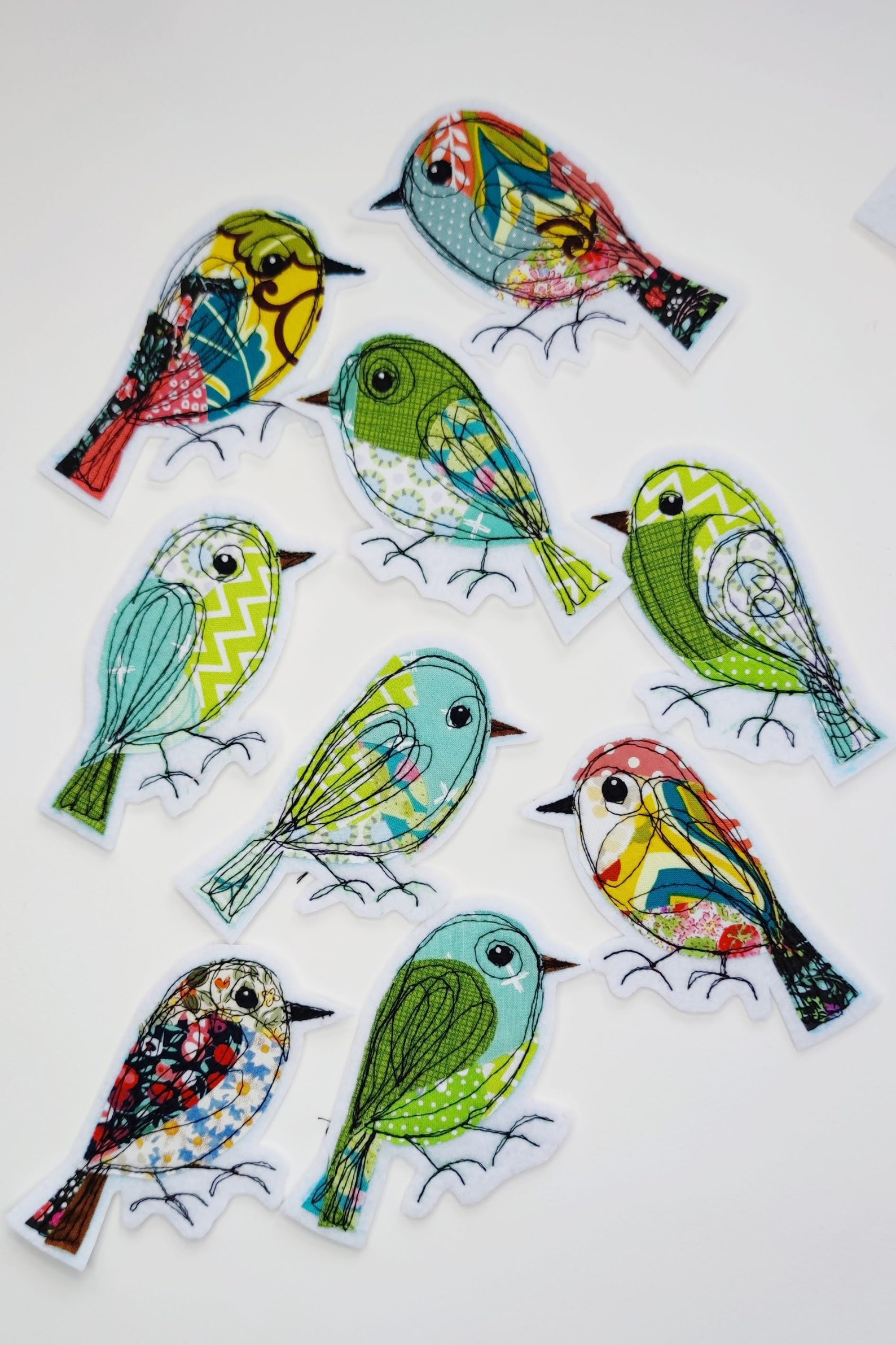 PDF Pattern Fabric Scraps Bird Pattern With Step-by-step Instructions ...