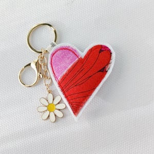 PDF Pattern Fabric Scraps Heart Keyring and Garland Pattern With Step ...