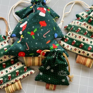 PDF Christmas Tree String Draw Bag Pattern With Step-by-step ...