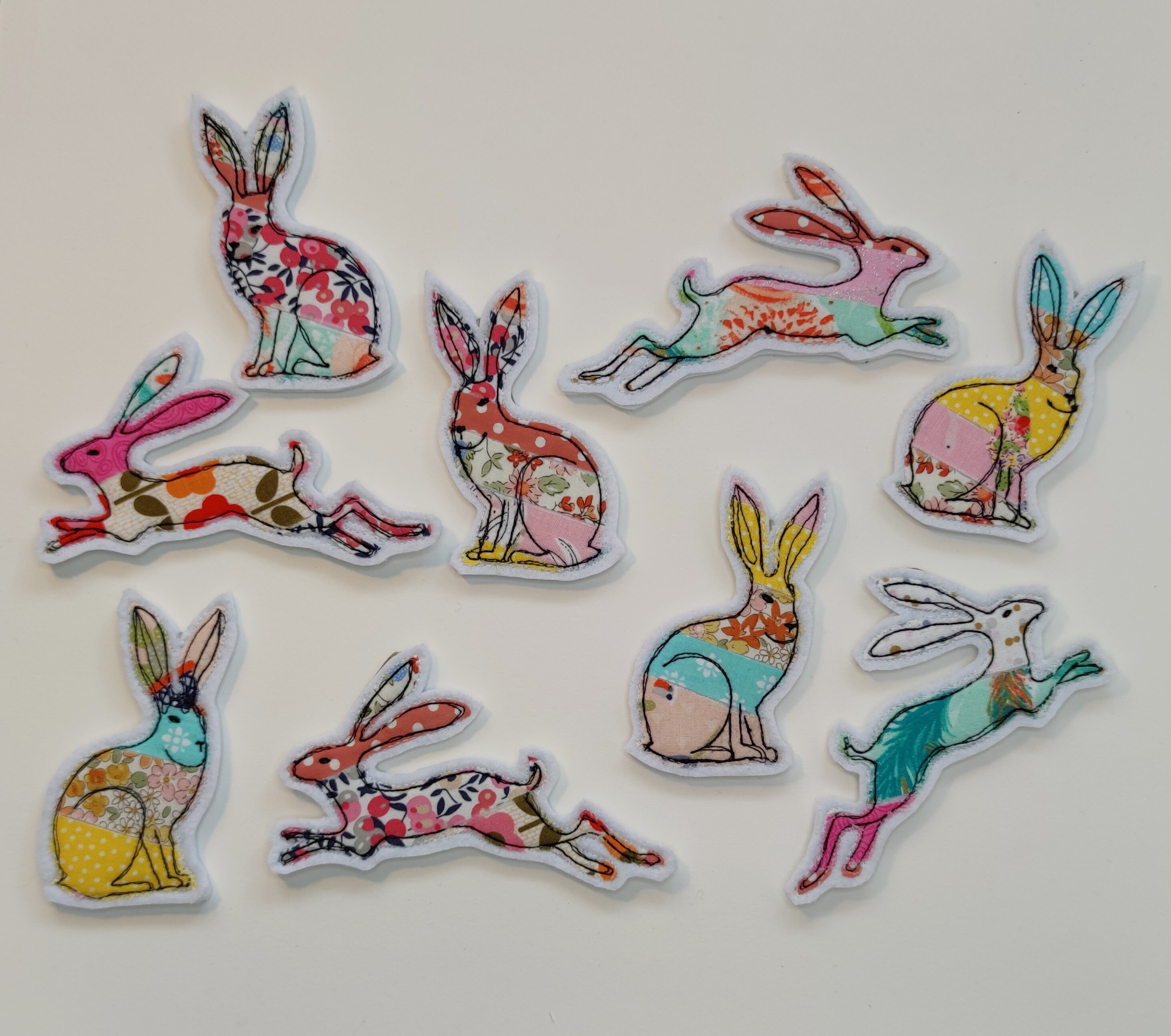 PDF Pattern Fabric Scraps Hare Pattern With Step-by-step Instructions ...