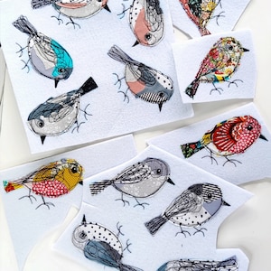 PDF Pattern Fabric Scraps Bird Pattern With Step-by-step Instructions ...