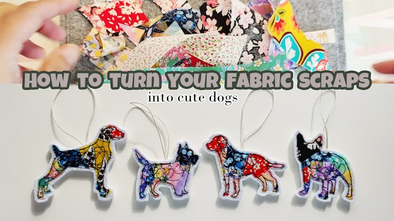 PDF Pattern Fabric Scraps Dog Pattern With Step-by-step Instructions - Instant Download - Etsy