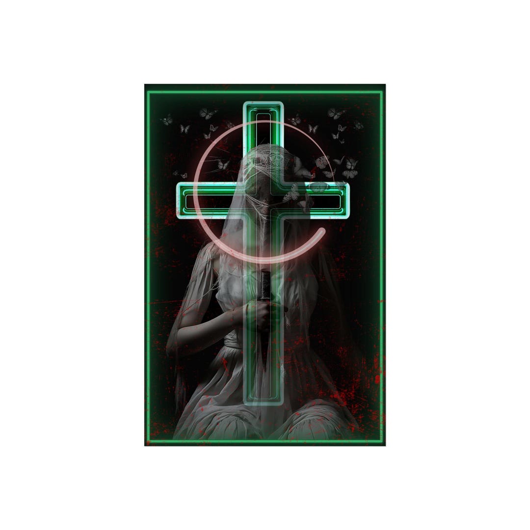 SACRIFICE PRINT, Goth Print, Gothic Home Decor, Macabre Wall Art, Art ...