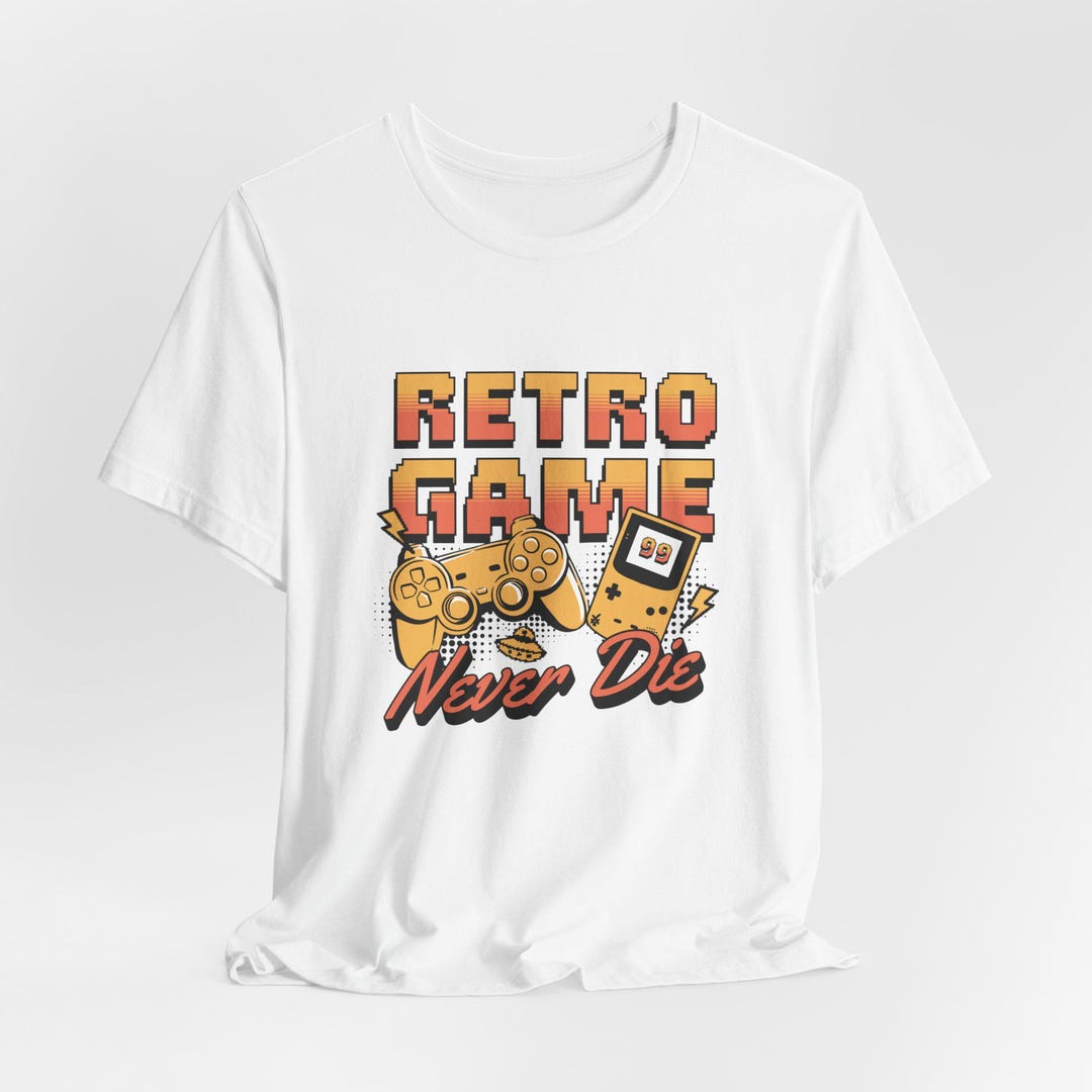 Retro Game Unisex Tee, Vintage Gamer T-shirt, Gaming Shirt, Classic ...