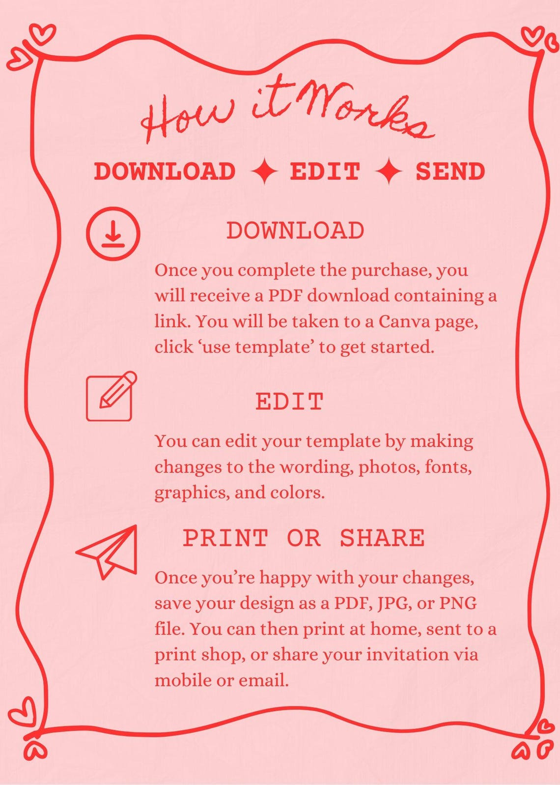 Self Customizable Christmas Party Invitation Template-digital Download ...