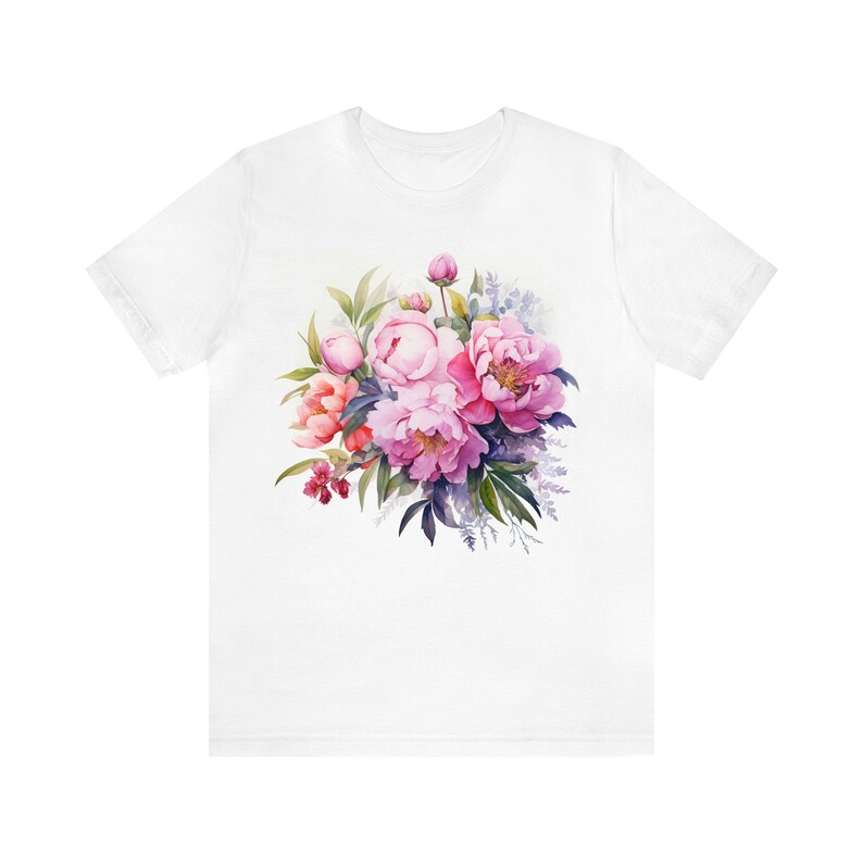 Peony Flower Bouquet Shirt Peony Flower Bouquet Tshirt Peony Flower ...