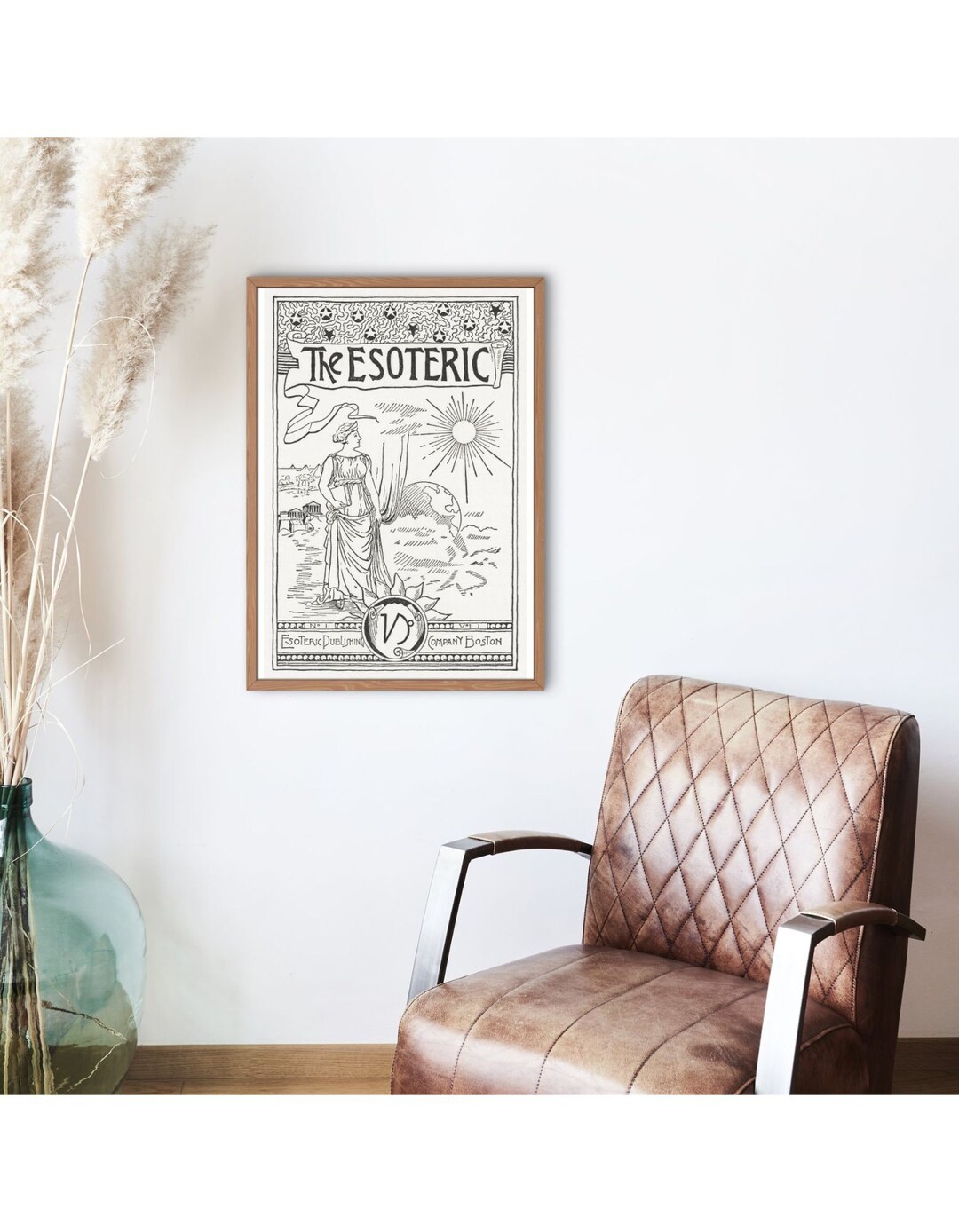 The Esoteric Solar Biology Vintage Astrology Wall Art Digital Print ...