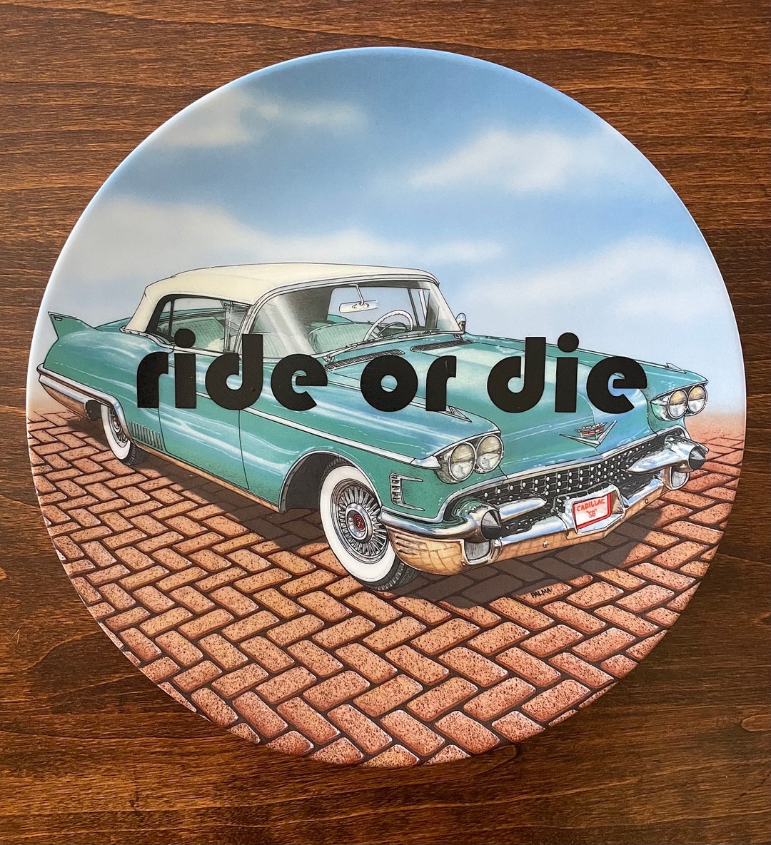 Ride or Die Decorative Plate - Etsy