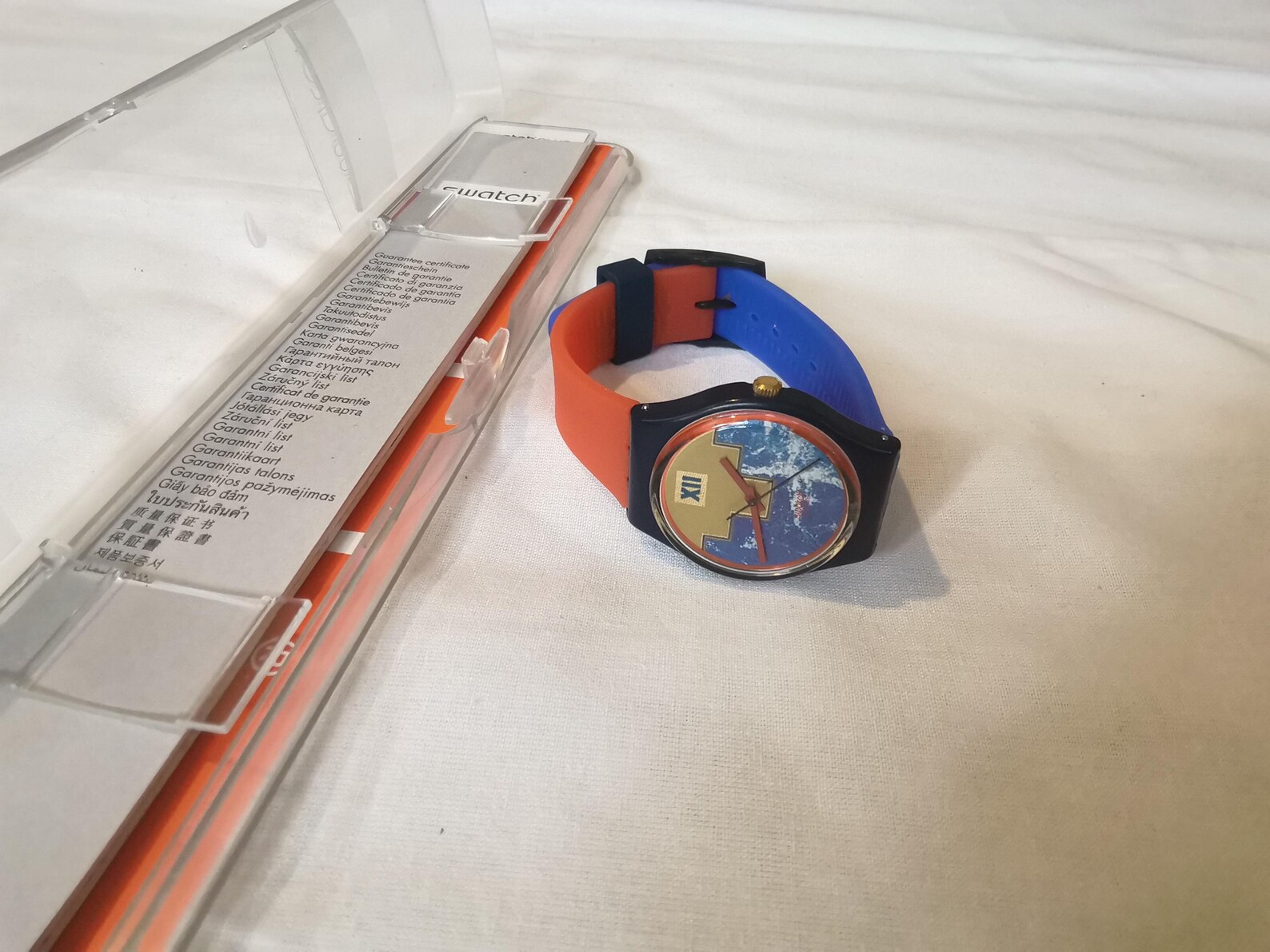 Vintage Swatch Wristwatchs GN114 BLUE FLAMINGO 1991. - Etsy